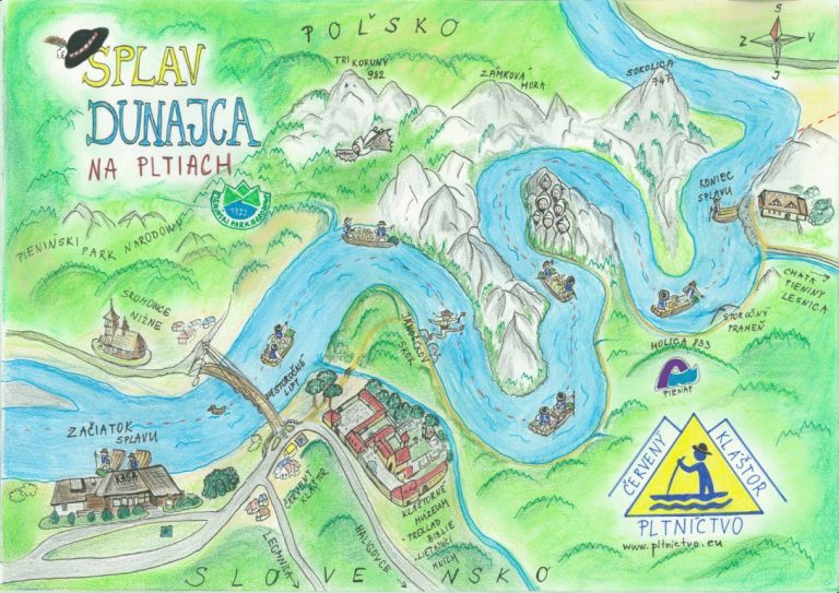 Pltníctvo Dunajec - Červený Kláštor - Splavovanie Dunajca na drevených ...